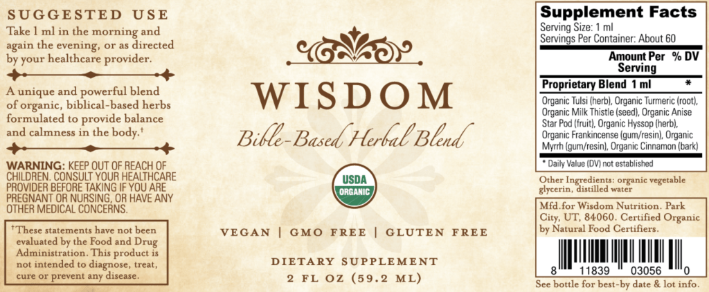 Wisdom Bible-Based Health Supplement Reviews | Consumers Compare
